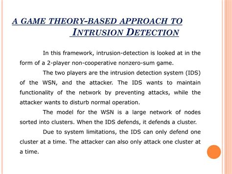Ppt Intrusion Detection In Wireless Sensor Networks Powerpoint