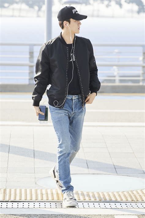 Photo 엑소 세훈 시크한 공항패션 패션서울