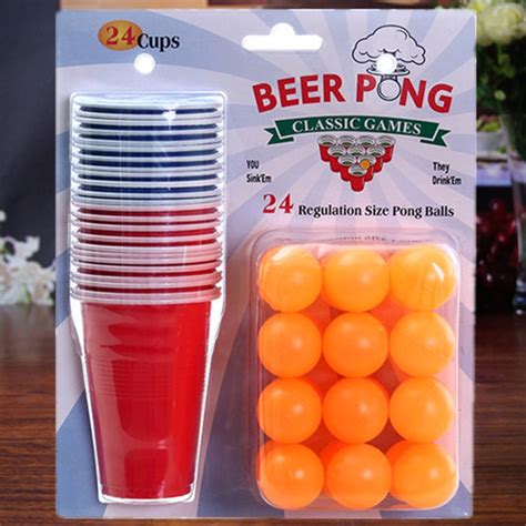 一次性 Beer Pong杯子歌 专用杯redcups派对杯 乒乓娱乐啤酒杯喝酒玩具 Disposable Beer Pong Cup