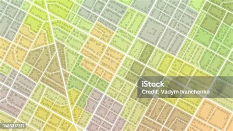 도시 거리 도로 및 위치 벡터 배경의 상세한 벡터 지도 포스터 로드맵의 화려한 벡터 그림입니다 마을의 파편들 개념에 대한 스톡 벡터 아트 및 기타 이미지 Istock