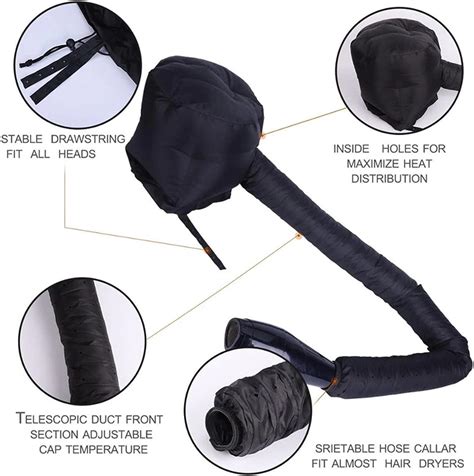 Soulta Satin Diffuser Drying Cap 2023 New Diffuser Cap For Hair Dryer Curly Hair Speed Up Full