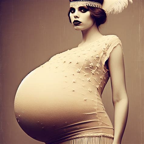 Round Knocked Up Pregnant Flapper Whore By Mrperson5432 On Deviantart