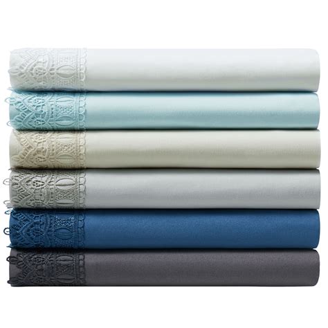 Crochet Lace Hypoallergenic Moisture Wicking Sheet Set From Bamboo Comfort