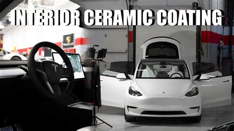 How To Protect Tesla White Seats Ceramic Coating The Model Y Youtube