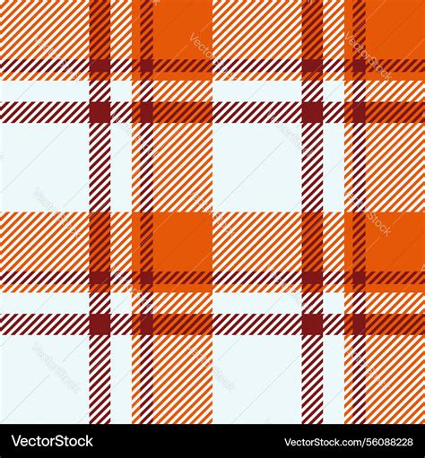 Vibrant Orange And Maroon Plaid Pattern Royalty Free Vector