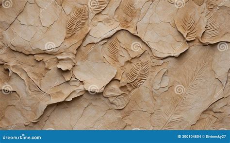 Fossilized Relics Texture Background Ai Generate Stock Illustration