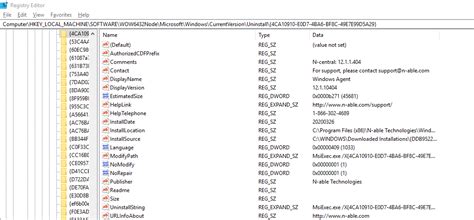 Silent Uninstall Of Windows Agent