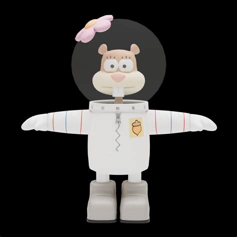 Sandy Cheeks Spongebob 3d Model By Fantasy999d