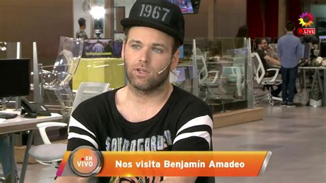 Benjamín Amadeo Presentó Su Nuevo Videoclip Youtube
