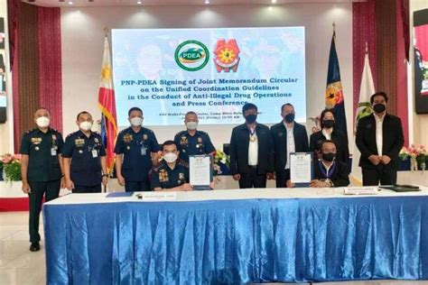 Pia Pnp Pdea Set Unified Guidelines During Drug Ops