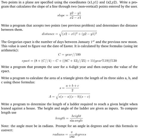 Two Points In A Plane Are Specified Using The Coordinates X1y1 And X2y2 Write A Pro Gram