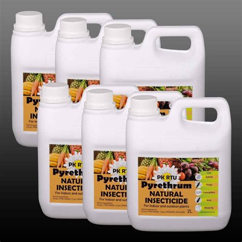 Pk Rtu Pyrethrum Natural Insecticide Bottle 2l X6 Pyreken Pyrethrum