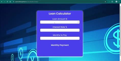 Arpit Jain On Linkedin A Basic Loan Calculator Using Html Css