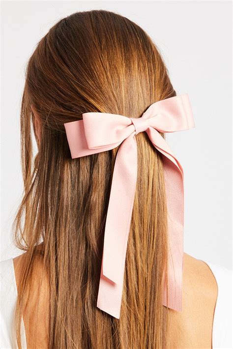 Pink Bow Hair Clip Ally Fashion
