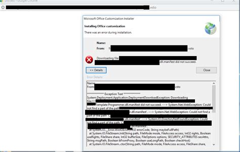 Why Does Chrome Fail Installing A ClickOnce VSTO For A Word AddIn