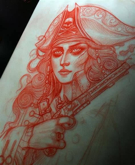 Pirate Girl Tattoo