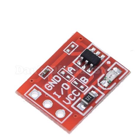 Jual Ttp223 Touch Sensor Sentuh Capasitive Self Locking Switch Modul