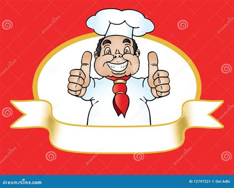 Chef Thumb Up Stock Illustration Illustration Of Posing 12797221