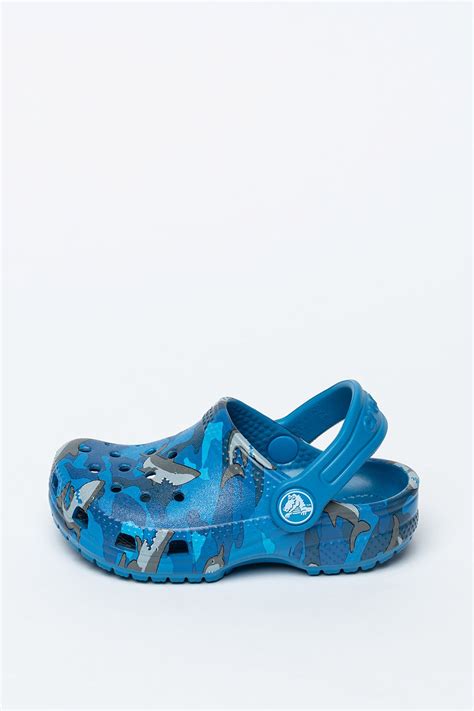 Crocs, Десениран крокс, Син/Сив, 23-24 EU - eMAG.bg