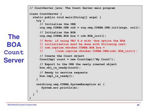 PPT CORBA Overview Developing Basic CORBA Applications PowerPoint Presentation ID