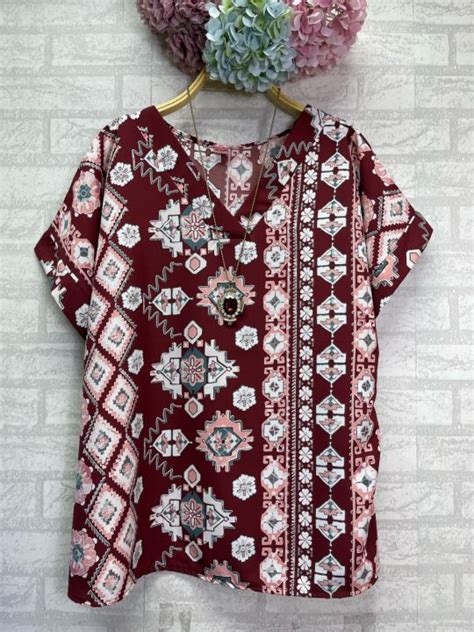 เสื้อสาวอวบอก 50 นิ้ว คอวี ผ้าไหมอิตาลี่นุ่มลื่นใส่สบาย Th