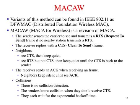 Ppt Chapter 6 Mac Protocols For Ad Hoc Wireless Networks Powerpoint