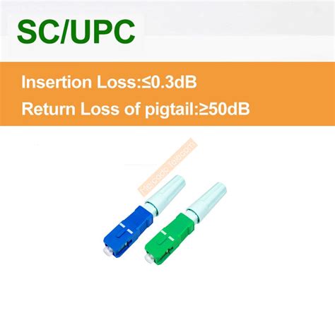 새로운 Sc Apc Sm 단일 모드 광 커넥터 Ftth 도구 콜드 커넥터 도구 Sc Upc 광섬유 고속 커넥터 통신 장비