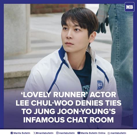 Manila Korean Actor Lee Chul Woo Of The Drama “lovely Runner” Denied That He Was A Member Of