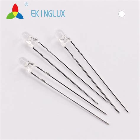 Buy Ekinglux Led 3mm Datasheet Led 3mm White Led Bulbs Led Diode 3mm