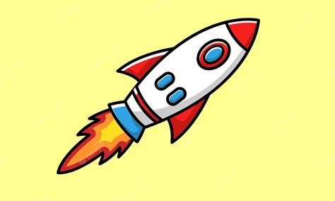 Premium Vector Rocket Launch Vector Illustration Premium Vector Rocket Launch Vector Illustration