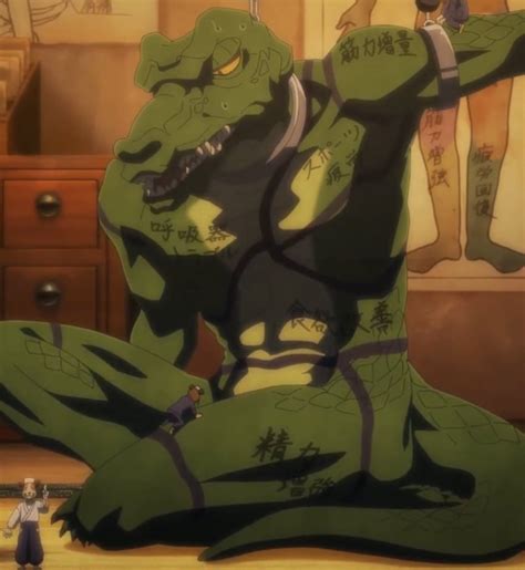 Rule 34 Beastars Butchery Caiman Chains Collar Male Naked Screenshot