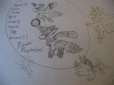 Pinata Revolution Unifox Chracter Sketch By Lilyarcondas On Deviantart