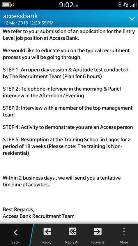 Access Bank Entry Level Training Programme 1st Of Marchtoo 29 March