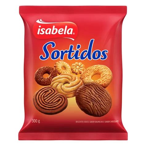 Biscoito Sortido Isabela Pacote 300g MercadoLivre