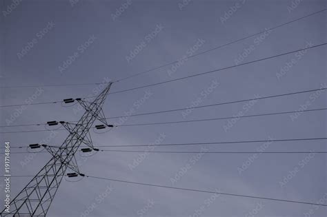 Mobile Antenna Arrays Showing Structure And Designs Stock Photo