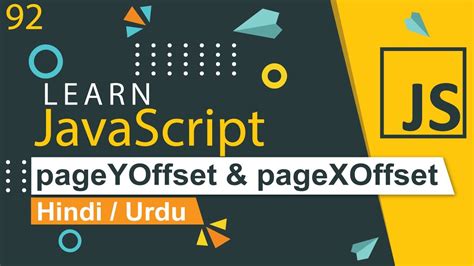 Javascript Pageyoffset And Pagexoffset Tutorial In Hindi Urdu Youtube