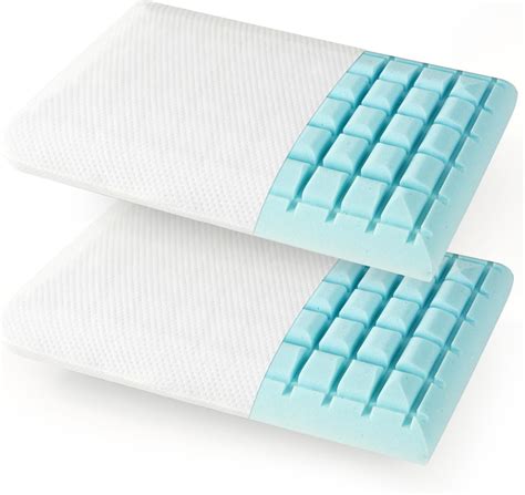 Lot De 2 Oreillers Ergonomique Cervical Orthopédique Coussins En