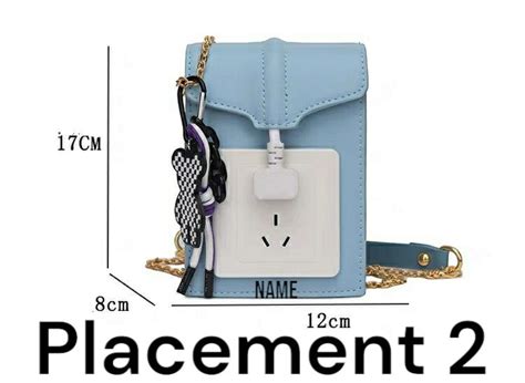 Preorder Handsewn Cute Socket Plug Crossbody Bag With Chain Strap