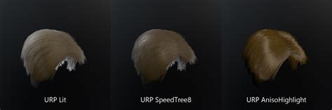 Anisotropic Highlight Hair Shader In Unity Cathy Shihs Portfolio