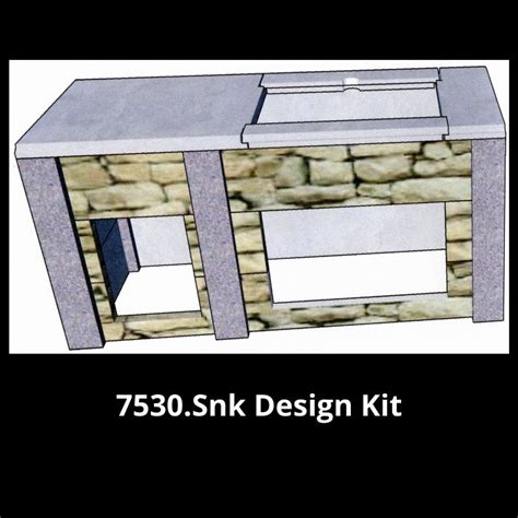 104 7530snkcombi Modular Sink Cabinet Stonekitchen Outdoor Living Designs