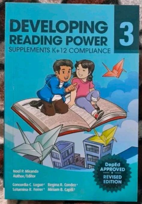 Developing Reading Power Supplement K To 12 Compliance Grade 3 By Logue