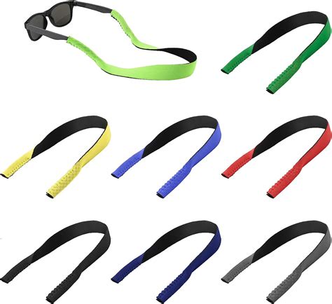 8pcs Floating Sunglasses Straps Neoprene Glasses Strap Floating