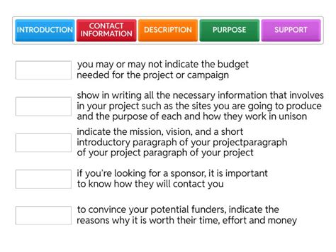 Analyze Each Definition And Identify What Element It Is Match Up