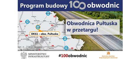 Rusza przetarg na realizację obwodnicy Pułtuska Ministerstwo Infrastruktury Portal Gov pl