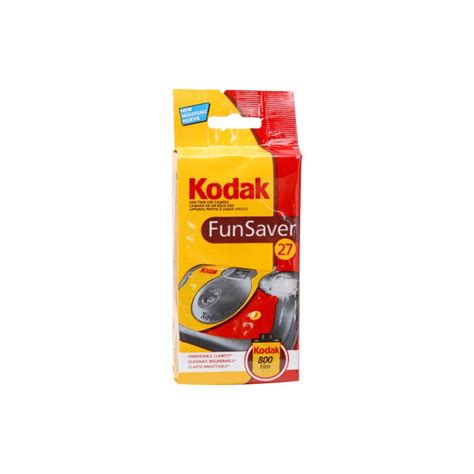 Kodak Fun Saver 35mm Disposable Camera With Flash 27 Exposures Film