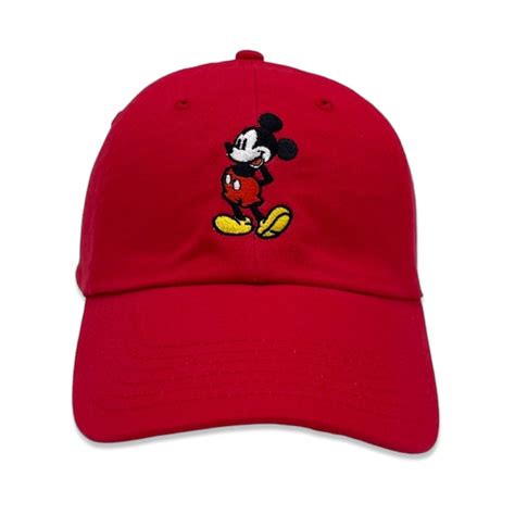 Mickey Mouse Baseball Hat Adult Etsy