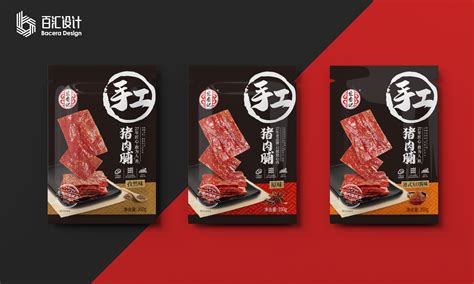 宏香记 肉脯包装设计X百汇品牌 找好包装上包联网