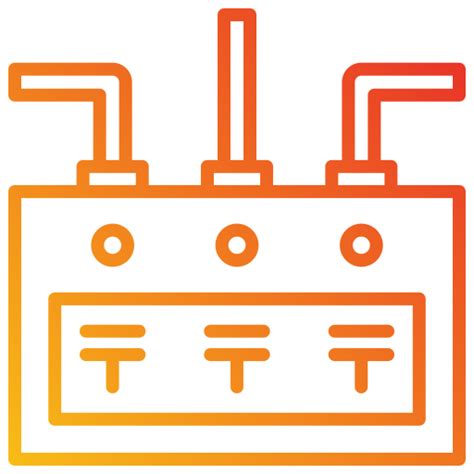 Fuse Box Generic Gradient Outline Icon