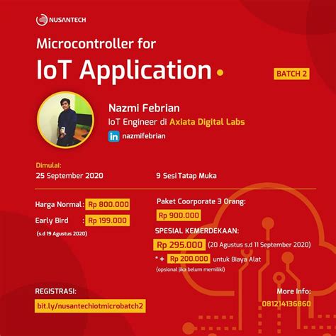 Internet Of Things Training And Microcontroller Practice For Iot Based