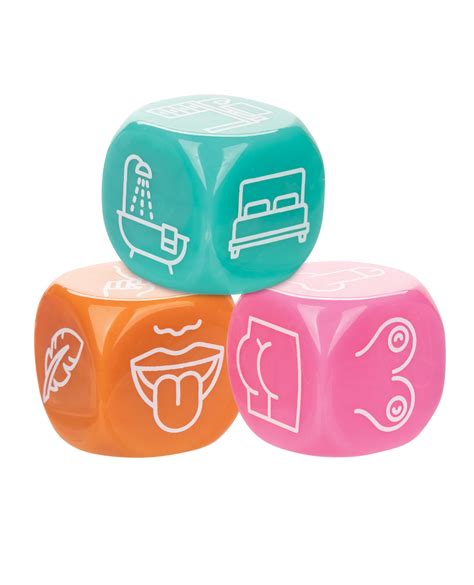 Naughty Bits Roll With It Icon Based Sex Dice Phareros Adult Toys